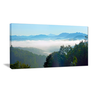 Designart - Morning in Blue Ridge Parkway - Landscape Canvas Art Print ...
