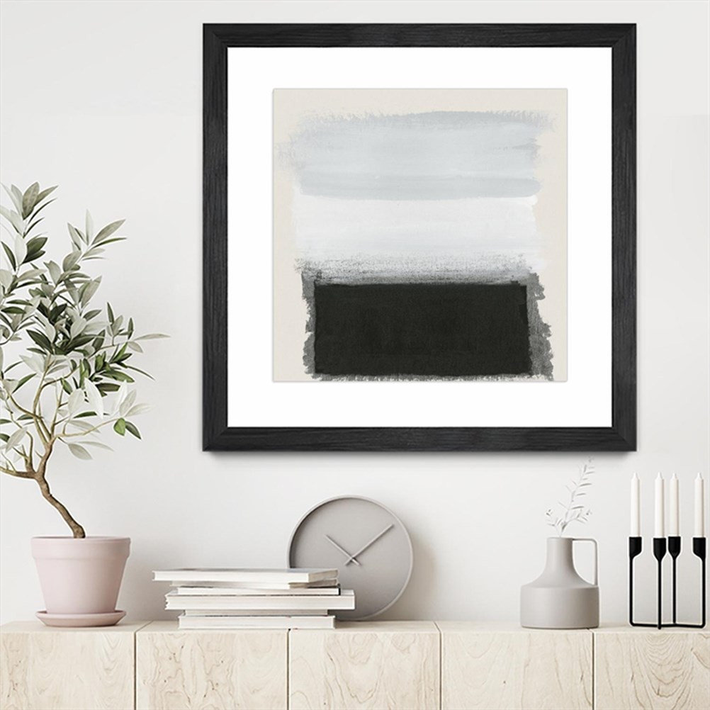 Giant Art 36x36 Star Night Interlude Matted and Framed in White ...