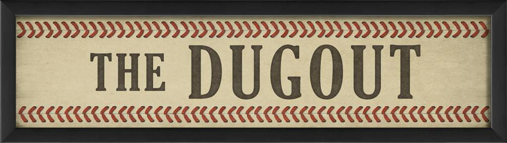 The Dugout Framed Sign - Contemporary - Prints And Posters - by Art ...
