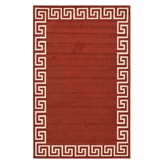 Contemporary Rhodes Sienna Area Rug, 5'x8' - Contemporary - Area Rugs ...