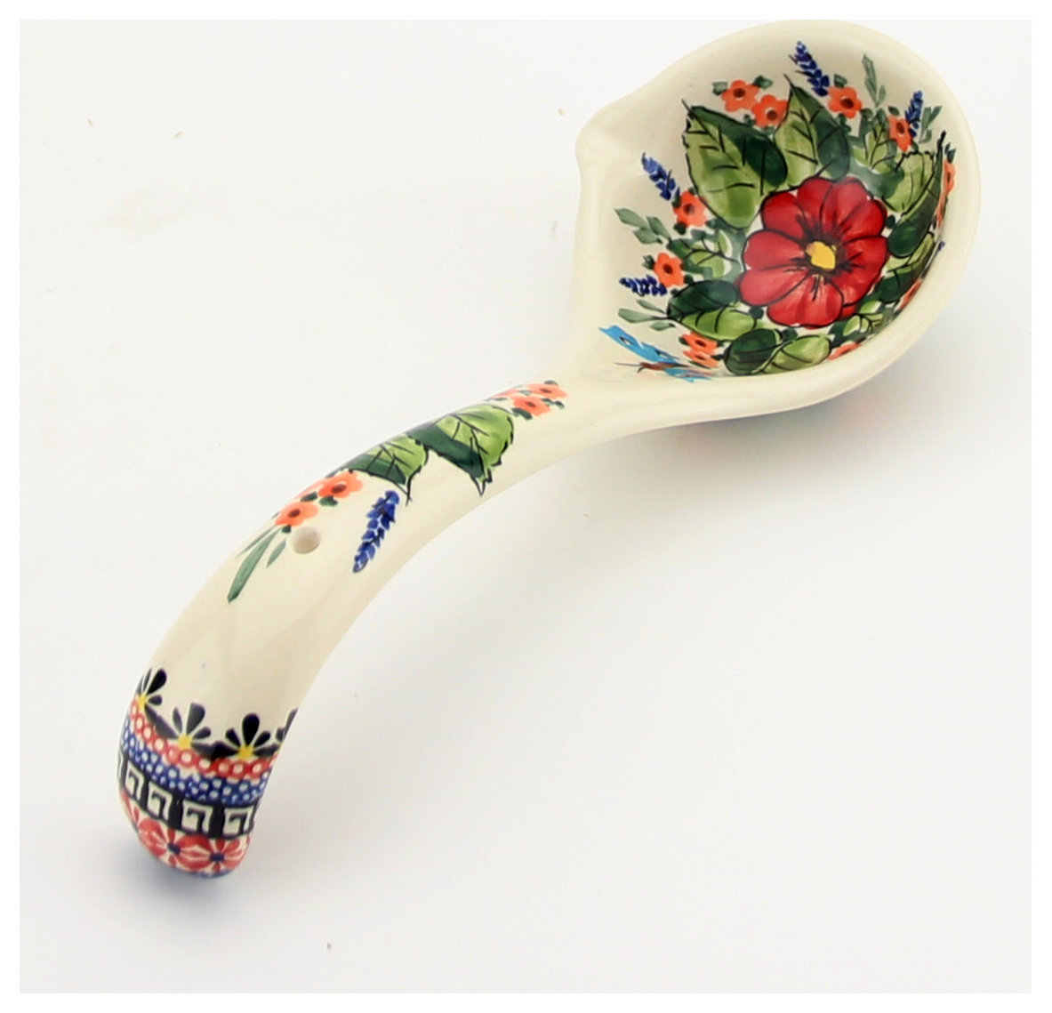 Polish Pottery 11" Soup Ladle by Zaklady Boleslawiec - Farmhouse ...