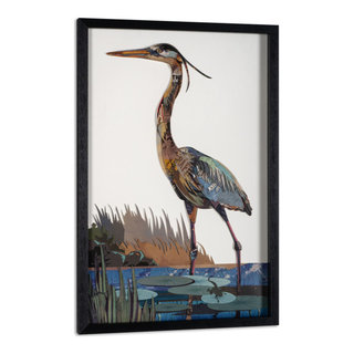 Elegant Serenity, Shadow Box - Beach Style - Wall Accents - by Gild | Houzz