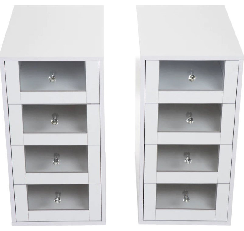 SlayStation 4 Drawer Vanity Storage Unit - Contemporary - Bedroom ...