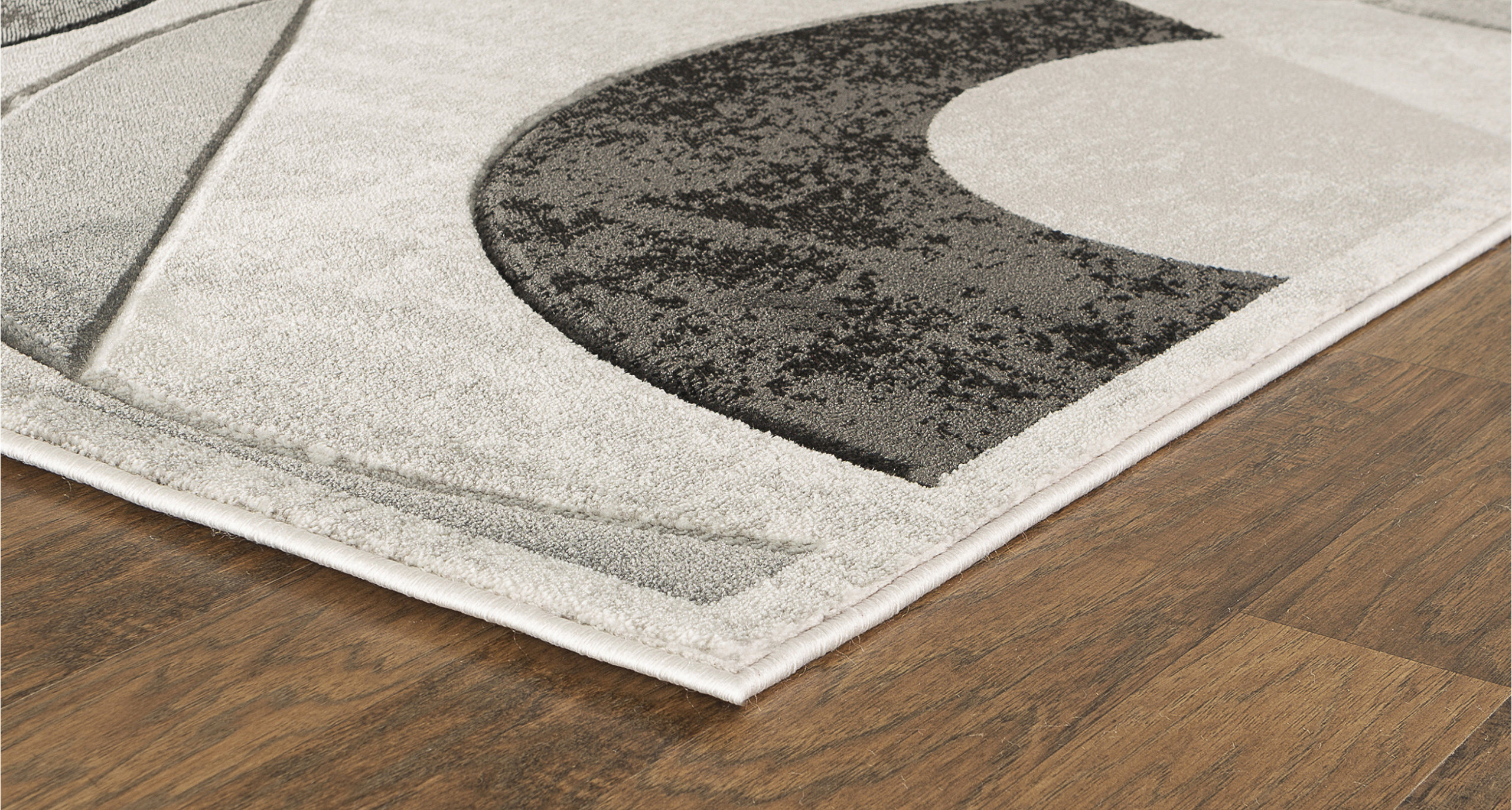 Silver Grey Geometric Hand-Carved Soft Living Room Modern Contemporary ...