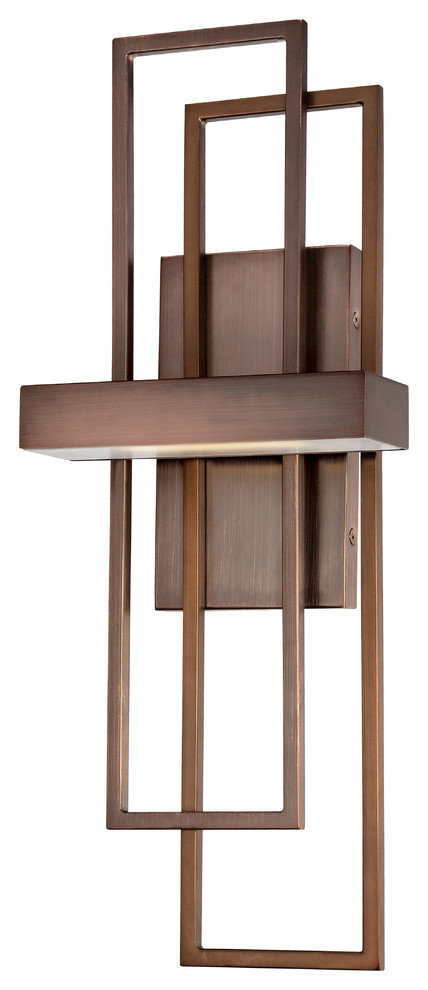 Frame 1 Module Wall Sconce With Frosted Glass - Modern - Wall Sconces ...