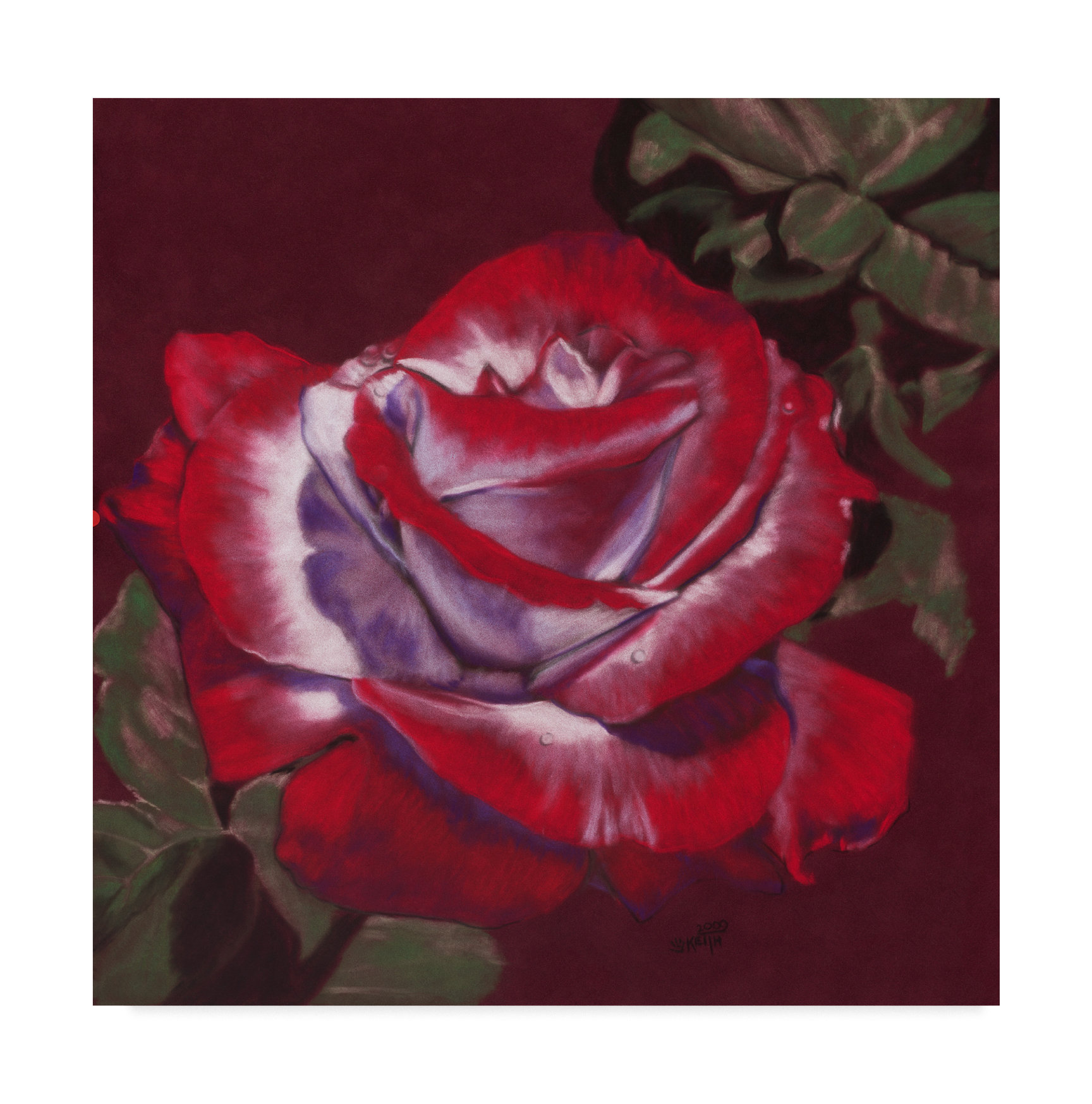 "Ruby" by Barbara Keith, Canvas Art, 18"x18" - Contemporary - Prints ...