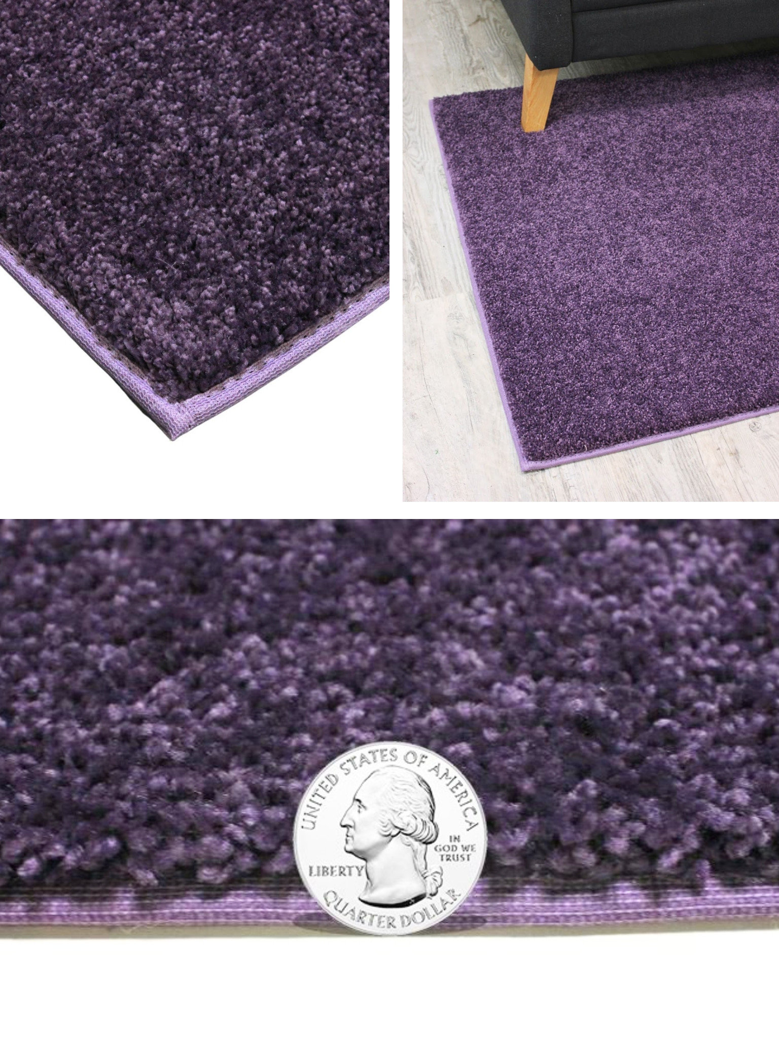Shaw Carpet Kids Crossing Grape Jelly Area Rugs, Round, 3 ...