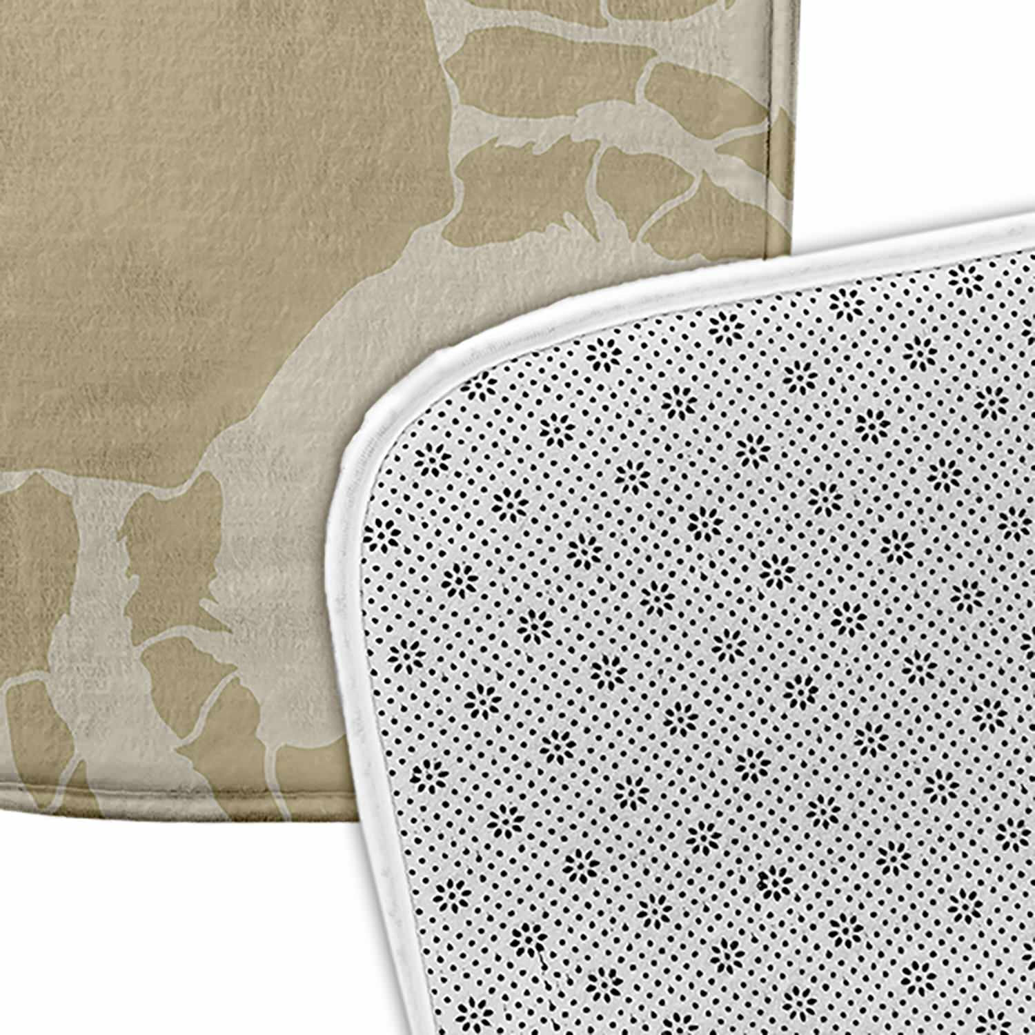 24" x 17" Crab Dip Bathmat, Dusty Smoke, 24" x 17" - Beach Style - Bath ...