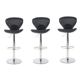 Alegria Adjustable Stool, Set of 3 - Midcentury - Bar Stools And ...