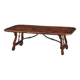 Country Lyre Support Cocktail Table - Traditional - Coffee Tables - by ...