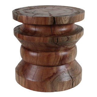Dominguez Stool Table - Rustic - Side Tables And End Tables - by ...