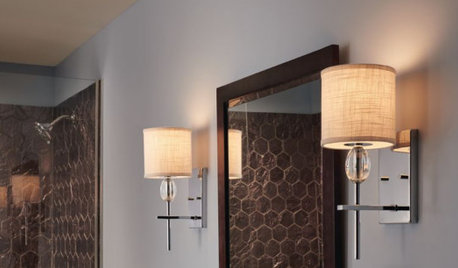 Off center vanity lights