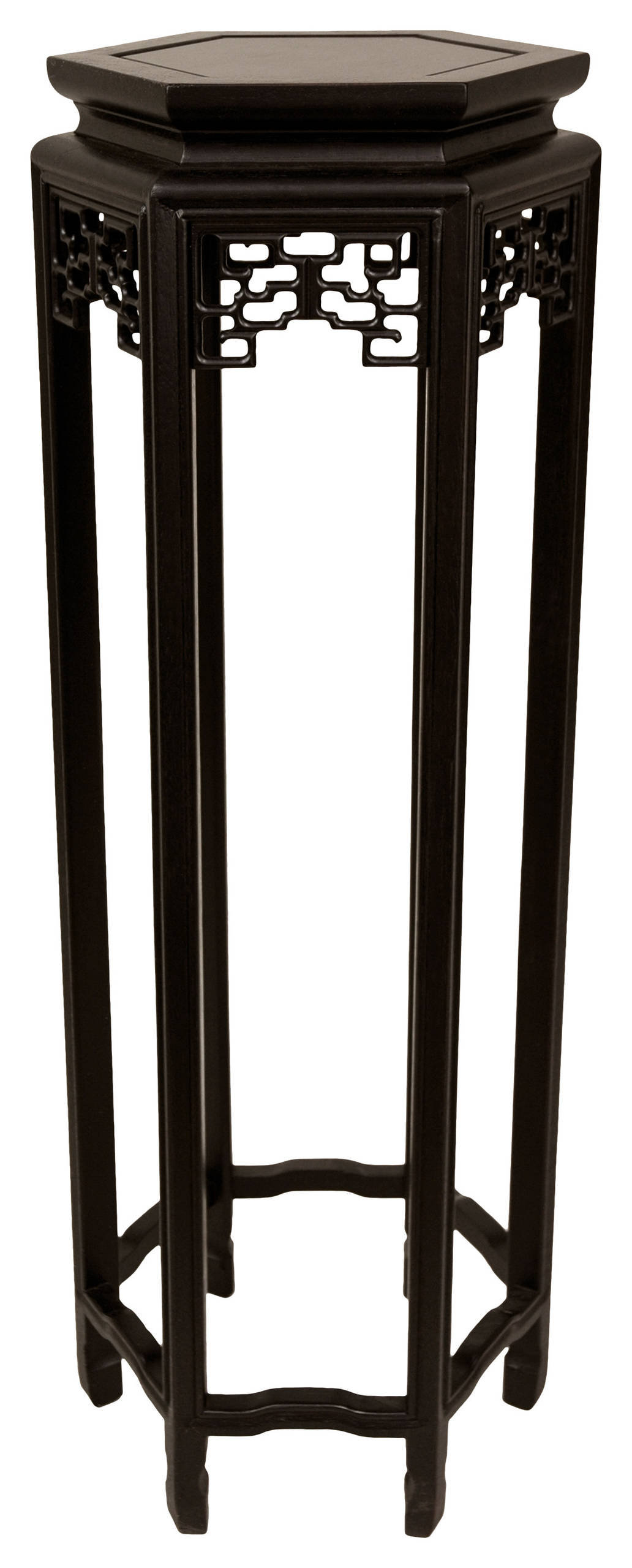 36" Hexagon Plant Stand - Traditional - Plant Stands And Telephone ...