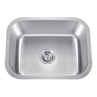 Vuzati 23" Undermount Single Bowl Stainless Steel Kitchen Sink ...