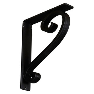 Edwards Wrought Iron Bracket, 2"Wx10"Dx12"H - Brackets - by Ekena ...