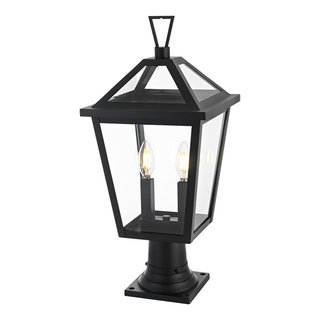 Elegant Lighting OD334P22 Frankford 2 Light 22" Tall Post Light ...