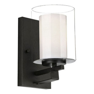 Design House 578153 Impala 10" Tall Bathroom Sconce - Transitional ...