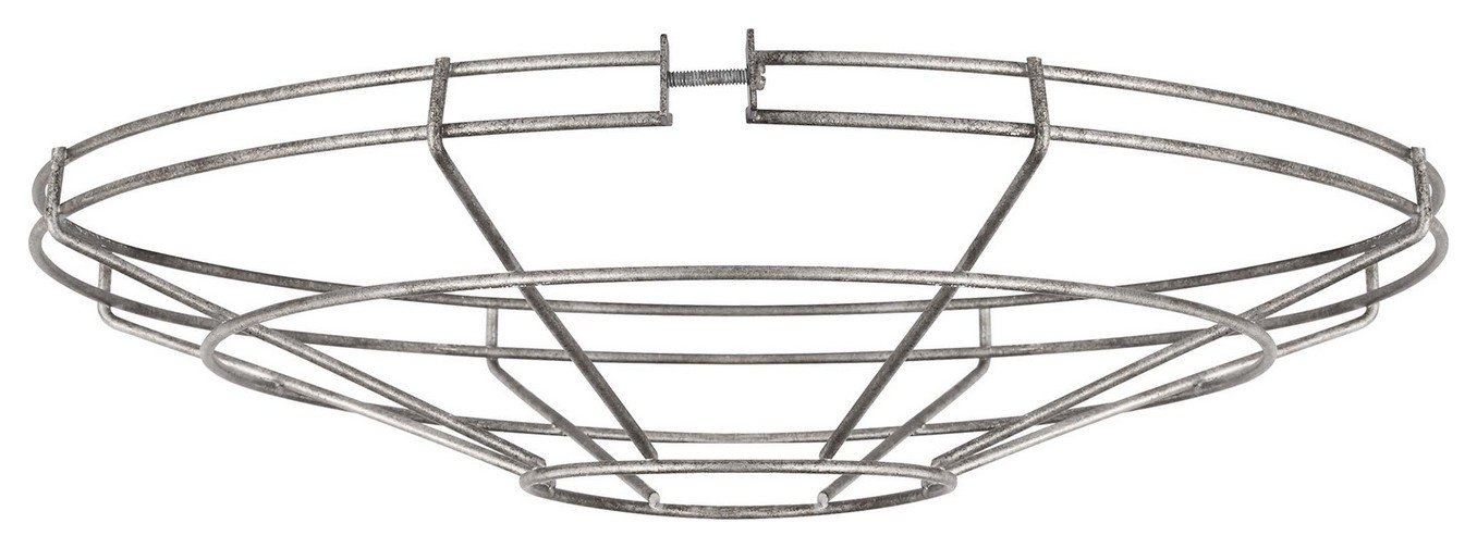 Barn Light Cage in Weathered Pewter - Transitional - Lighting Hardware ...