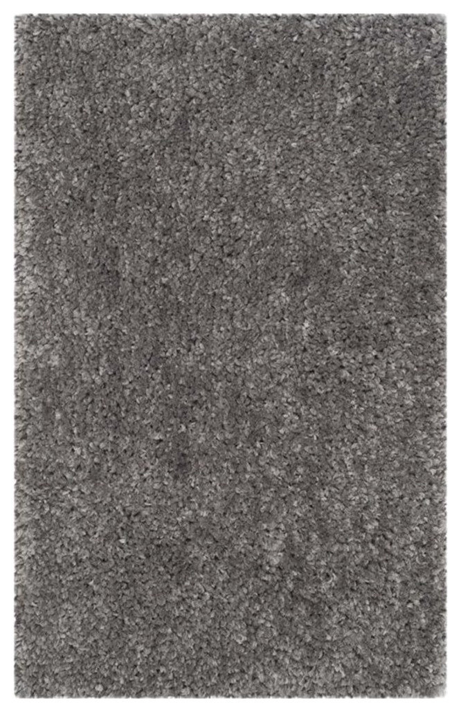 Safavieh Popcorn Shag Silver Shag Rug - 3' x 5', 3' x 5' - Contemporary ...