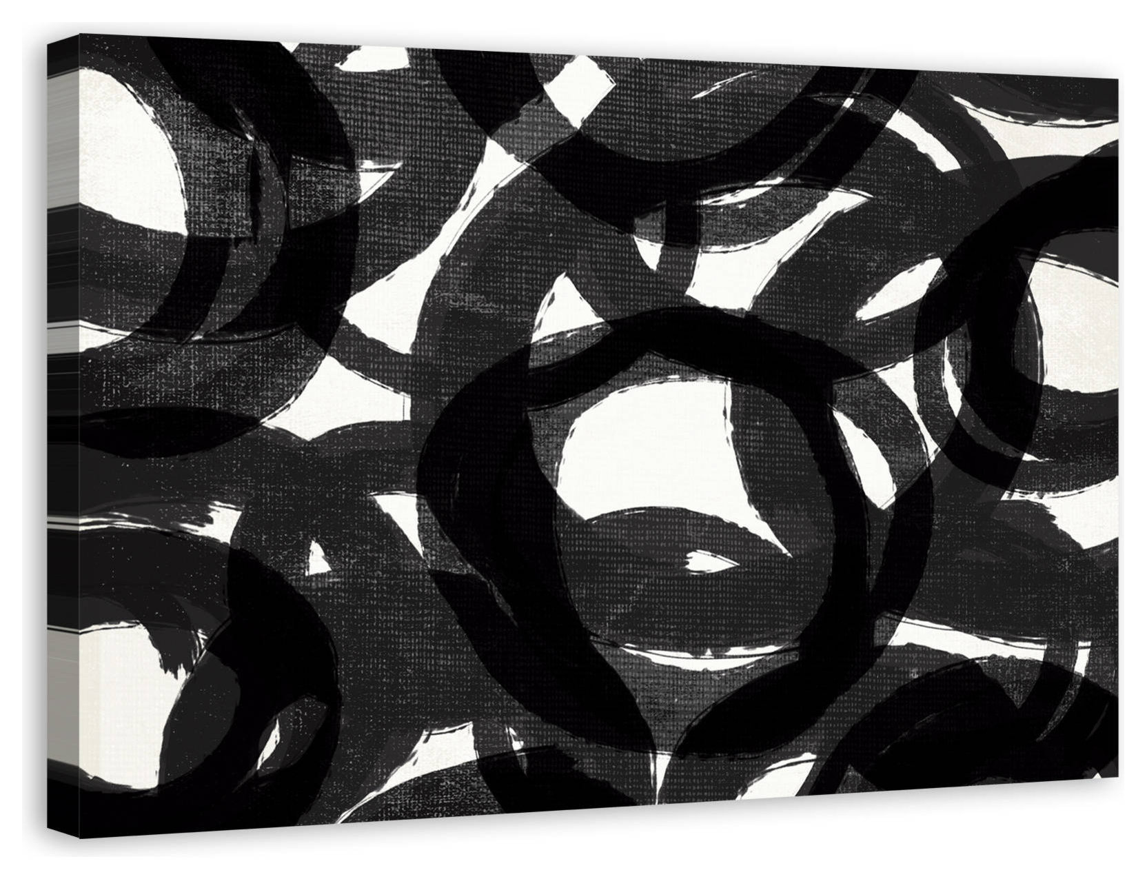 "In The Loop Contemporary" Canvas Wall Art, 48"x32", 48x32 ...