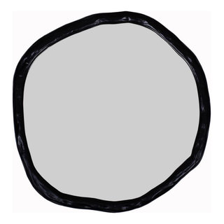 Foundry Mirror Small Black - Industrial - Wall Mirrors - by Bison ...