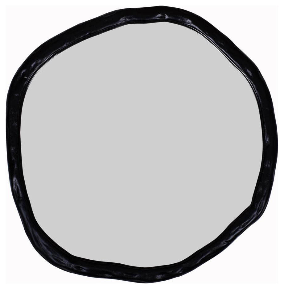 Foundry Mirror Small Black - Industrial - Wall Mirrors - by Bison ...