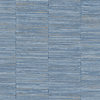 Jenga Blue Striped Column Wallpaper, Swatch - Contemporary - Wallpaper ...