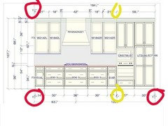 Help with kitchen layout and off center cooktop?