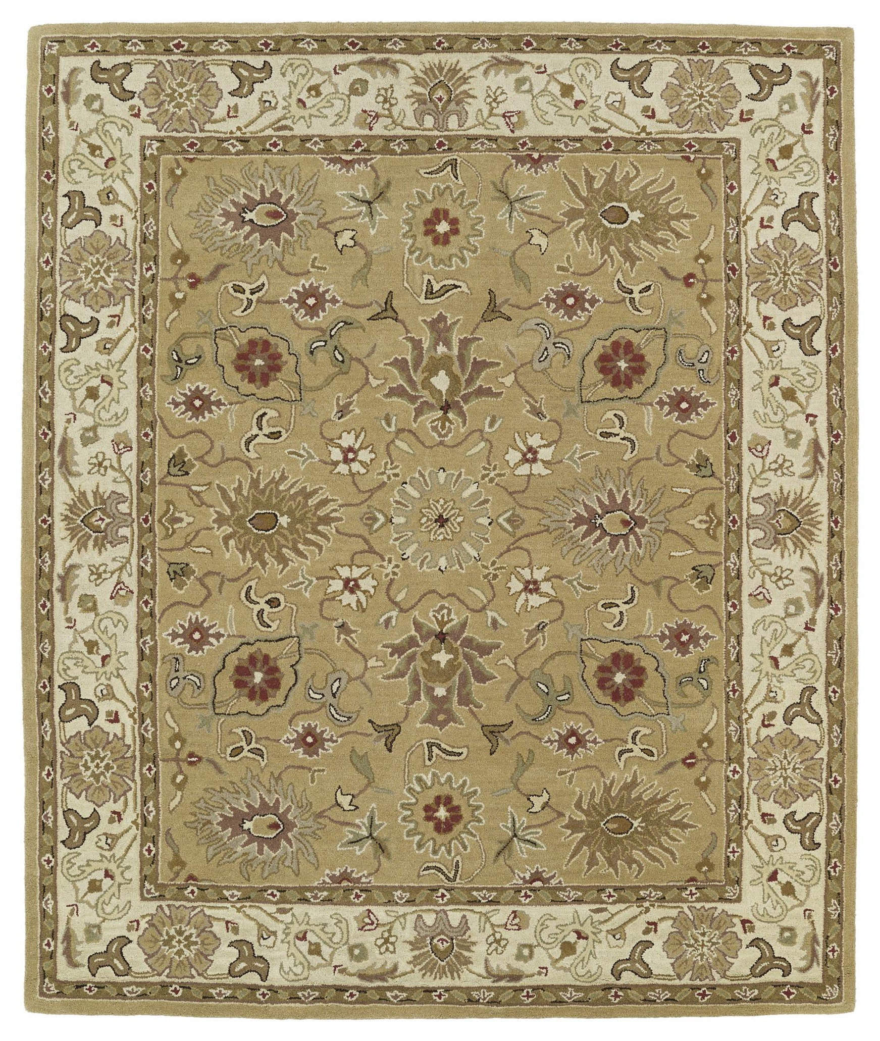 Kaleen Taj Collection Rug, Camel, 8'0x11' - Traditional - Area Rugs ...