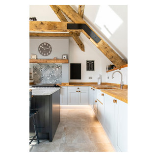 Amazing Solid Ash Kitchen - Traditional - Kitchen - Cornwall - by ...