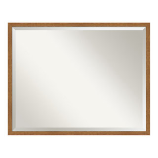 Carlisle Narrow Beveled Wood Wall Mirror, 29 x 23 in. - Transitional ...