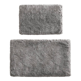 Madison Park Signature Ritzy 100% Cotton Solid Tufted 2 Piece Bath Rug ...