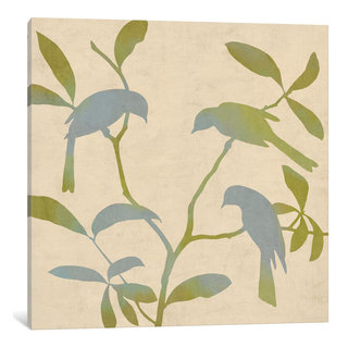 "Birdsong II" by Chris Donovan, Canvas Print, 12x12x1.5" - Contemporary ...