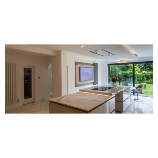 Floating Hob - Kitchen - Essex - by Eden Kitchens | Houzz IE