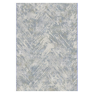 Castilla Cream And Grey Area Rug, 6.7'x9.6' - Contemporary - Area Rugs ...