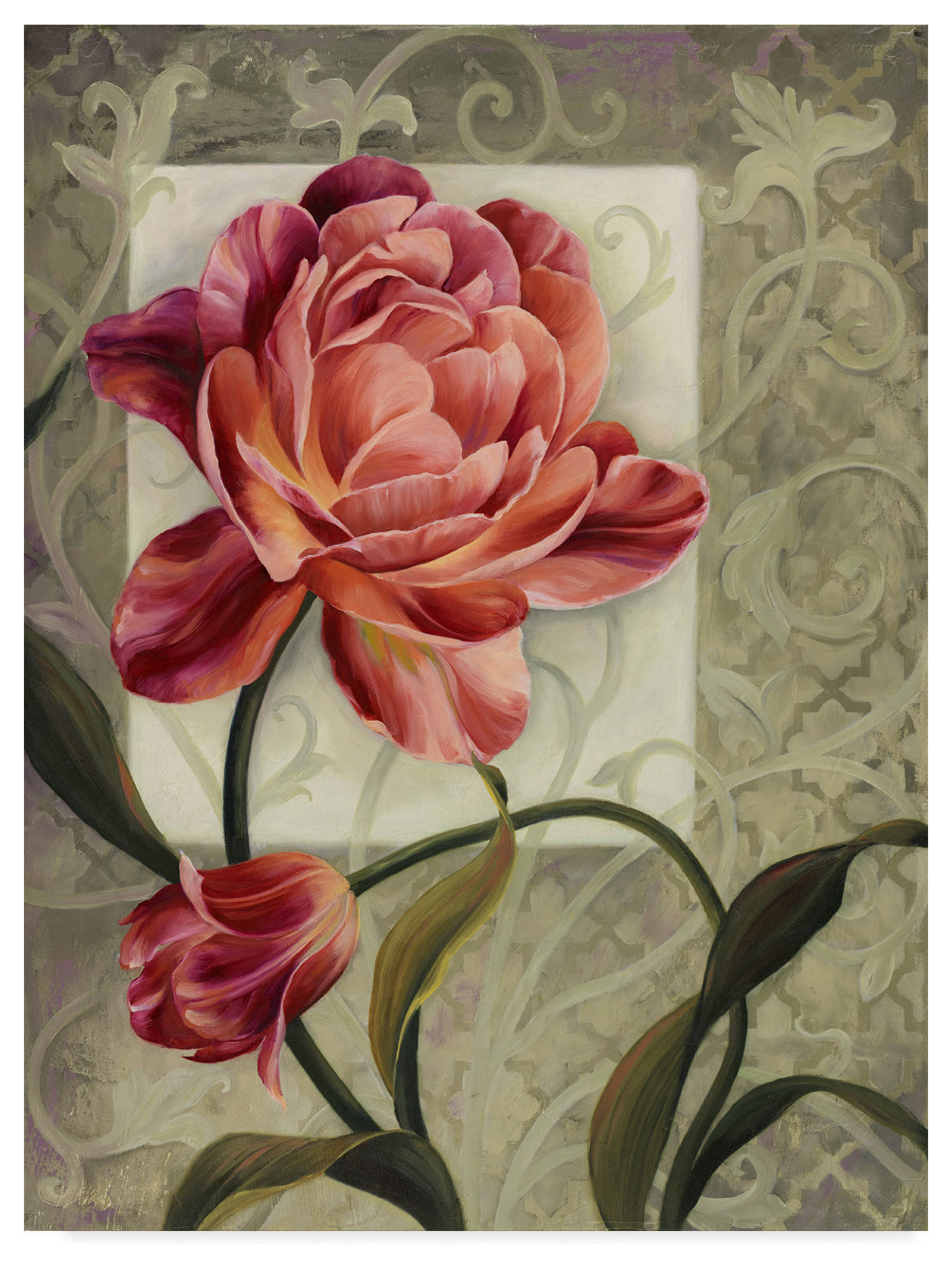 "Red 1" by Lisa Audit, Canvas Art, 47"x35" - Contemporary - Prints And ...