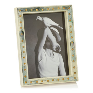 Lindau Bone Inlay Photo Frame- 5" x 7" - Transitional - Picture Frames ...