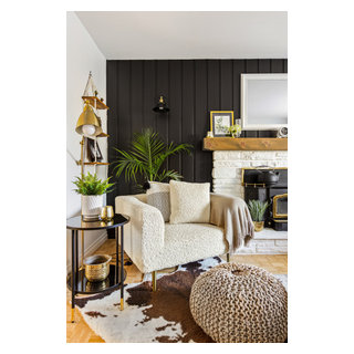 Rustic inspired family room - Rustic - Living Room - Montreal - by AR ...
