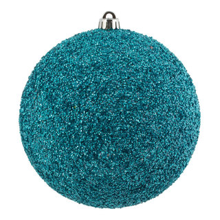 8" Periwinkle Beaded Ball Drill 2-Pack - Contemporary - Christmas ...