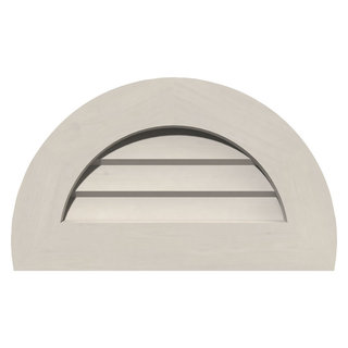 Arch Top Gable Vent, Western Red Cedar Gable Vent With Brick Mould Face ...