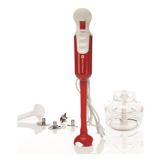 Swiss Diamond - Jet Mix Immersion Blender - Red and Cream - Traditional ...