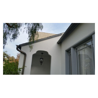 Bonderized Steel, 5 inch Half Round Seamless Gutters with Round ...
