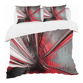 Fractal 3D Deep into Middle Modern and Contemporary Duvet Cover Set ...