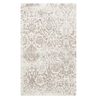 Nourison Damask 2'3"x3'8" Area Rug, Rectangle, 2'3"x3'8" - Contemporary ...