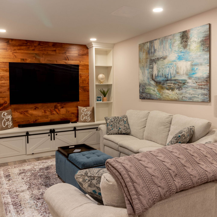 75 Shiplap Wall Basement Ideas You'll Love - September, 2025 | Houzz