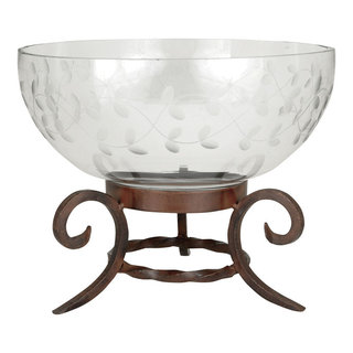 Pomeroy Luminati Bowl, Montana Rustic, Clear, 12"x10" - Mediterranean ...