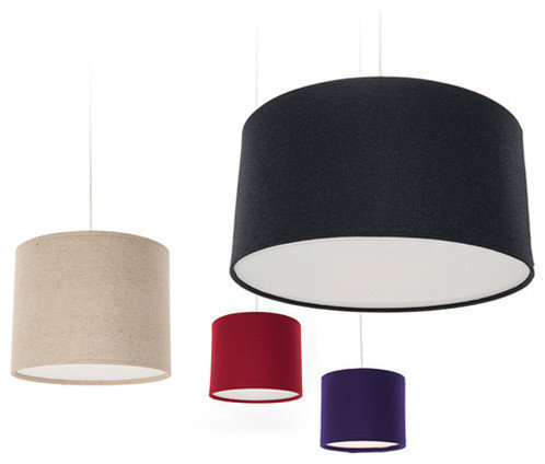 Innermost modern Kobe Pendant Small, Red Wool - Contemporary - Pendant ...