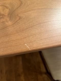 custom table arrived damaged