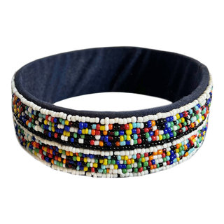 Multi Color Beaded Arm Band - Contemporary - Decorative Objects And ...