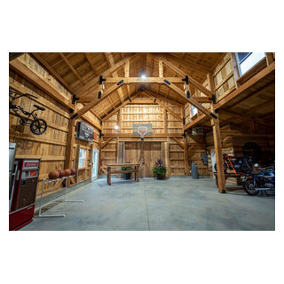 The Armstrong - JRE0220 - Rustic - Garage - by Legacy Post & Beam | Houzz